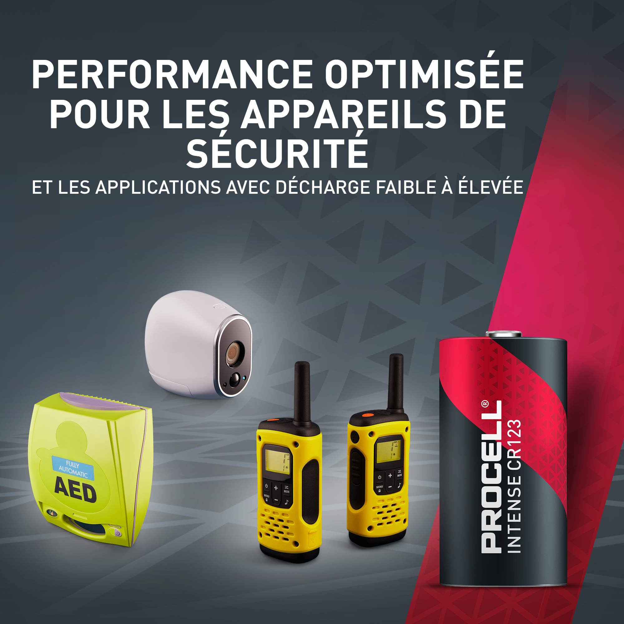 Procell High Power Lithium Intense CR123, 3V | Procell